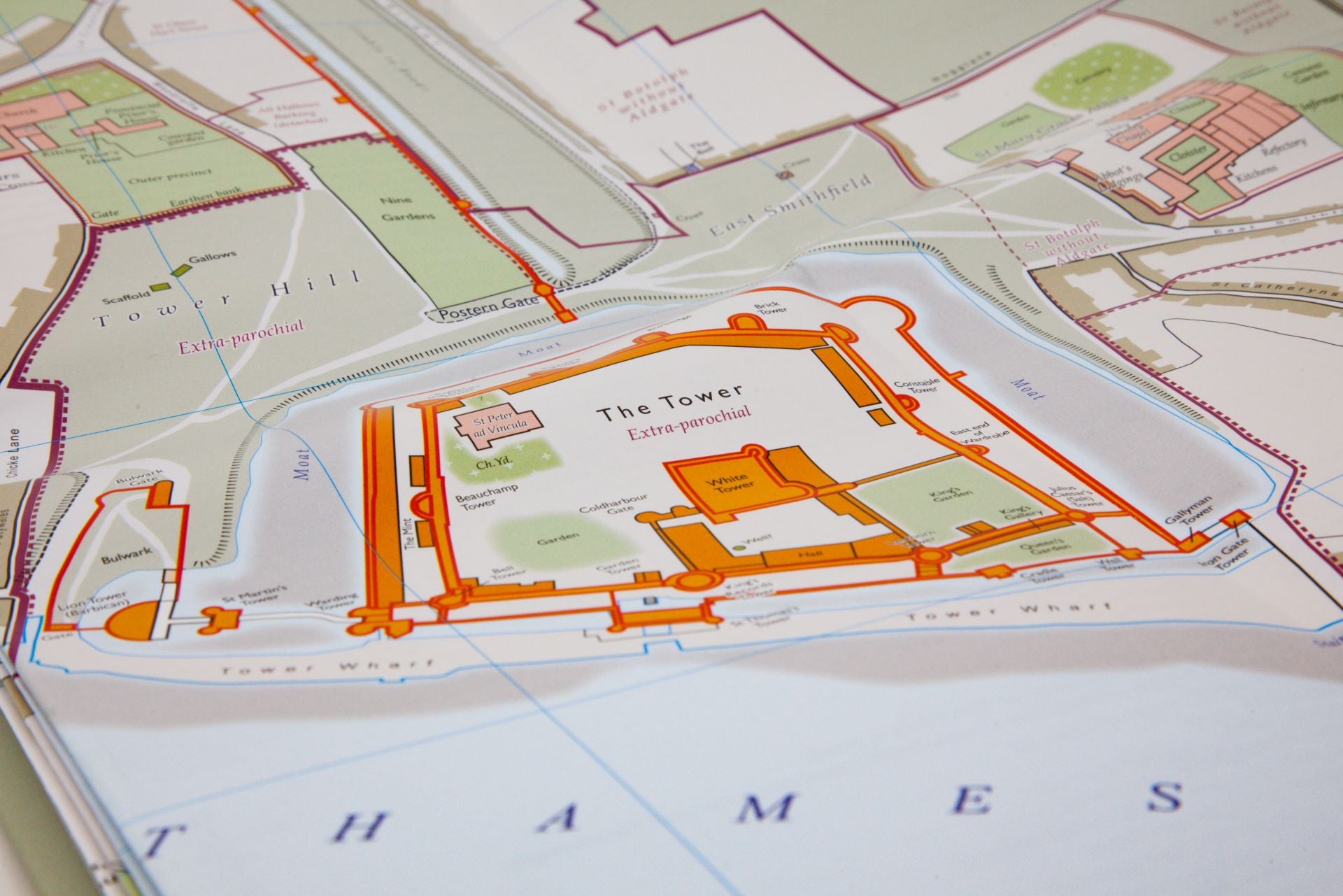 Map of Tudor London (2nd Edition) – City of London Shop