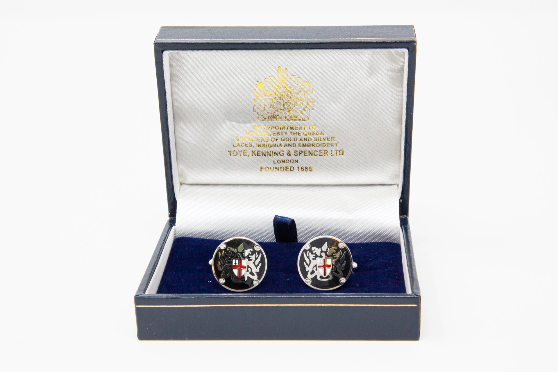 Black City of London Coat of Arms cufflinks – City of London Shop