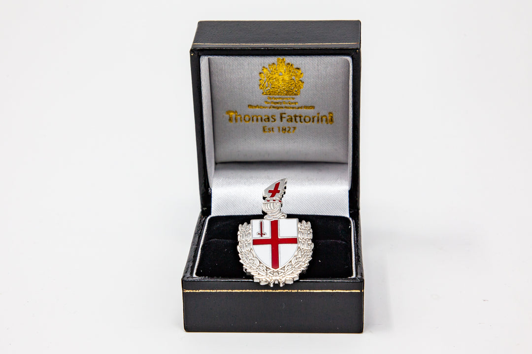 Enamel City of London shield badge/brooch – City of London Shop